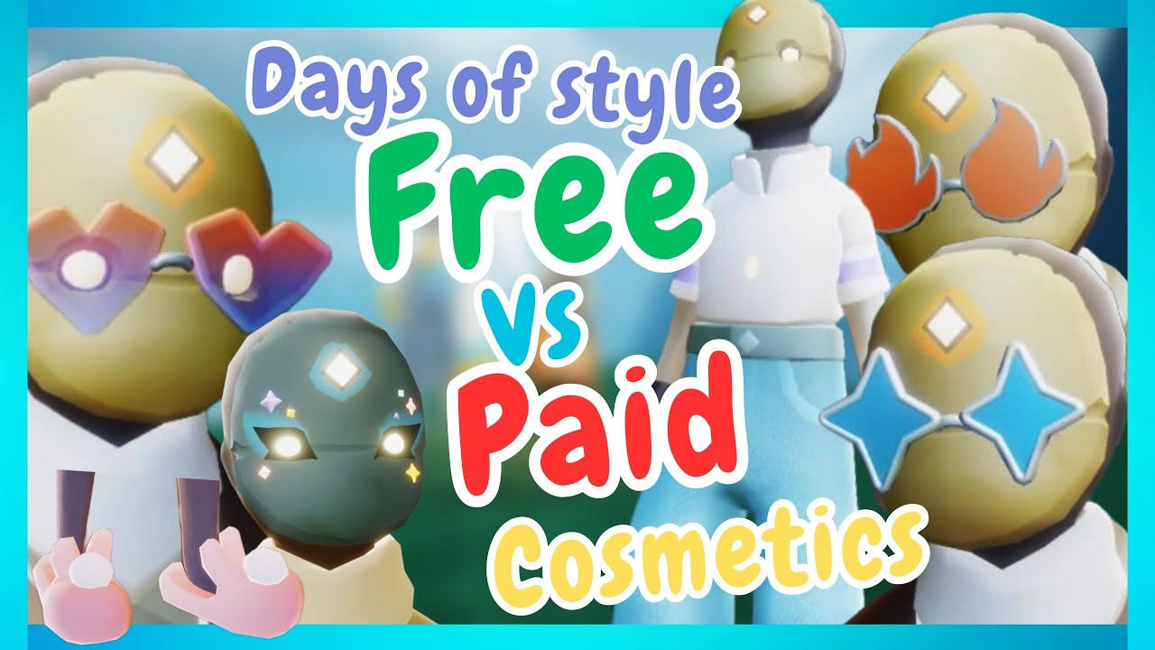 Review Free & Paid Cosmetics days of style event 2023 - Sky Cotl - YouTube