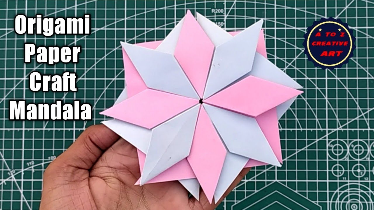 Mandala De Origami /Paso A Paso /Origami Paper Crafts/ DIY Origami ...
