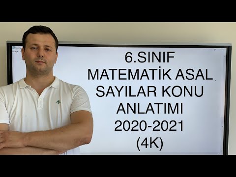 6. SINIF MATEMATİK ASAL SAYILAR | ASAL ÇARPANLARA AYIRMA (4K) #kadirhoca