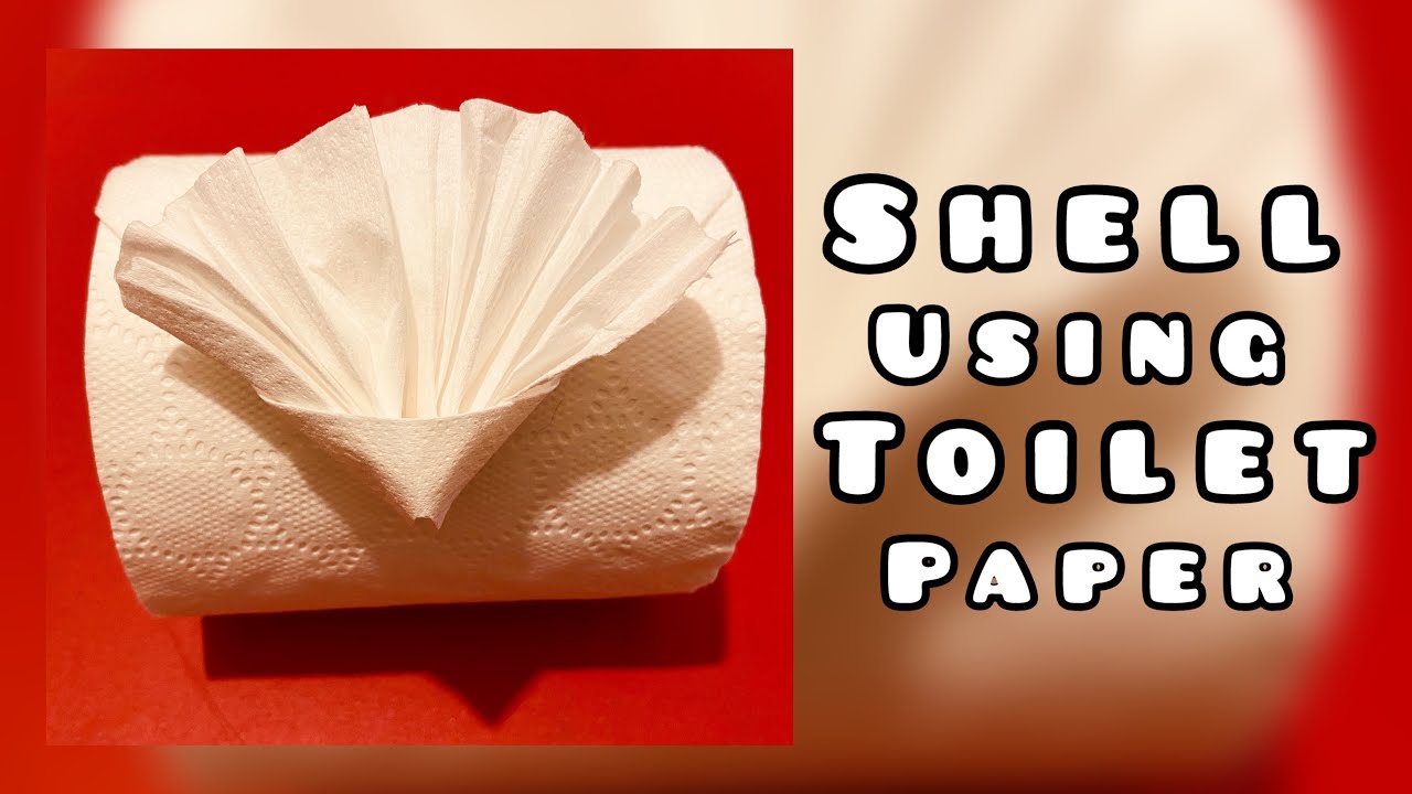 Shell using toilet paper - YouTube