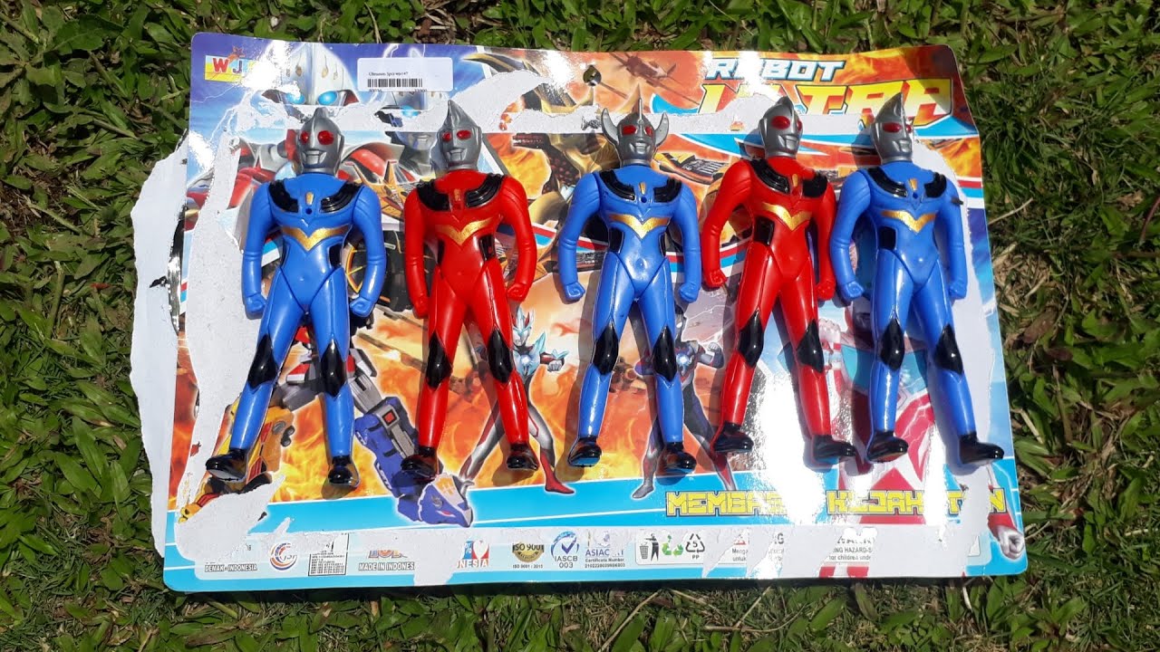 Unboxing Mainan Ultraman Tiga, Dyna, Ultraman Taro - YouTube