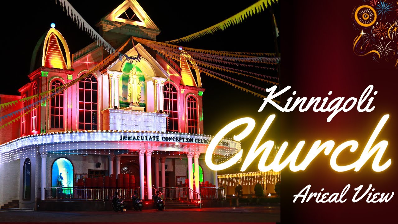 Kinnigoli Church Festive Lighting || Parish Feast 2022 || Immaculate ...