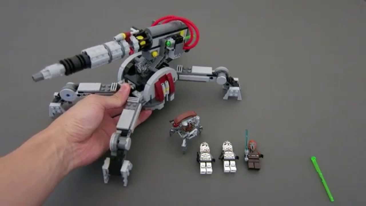 Review: Lego Star Wars Republic AV-7 Anti-Vehicle Cannon - YouTube