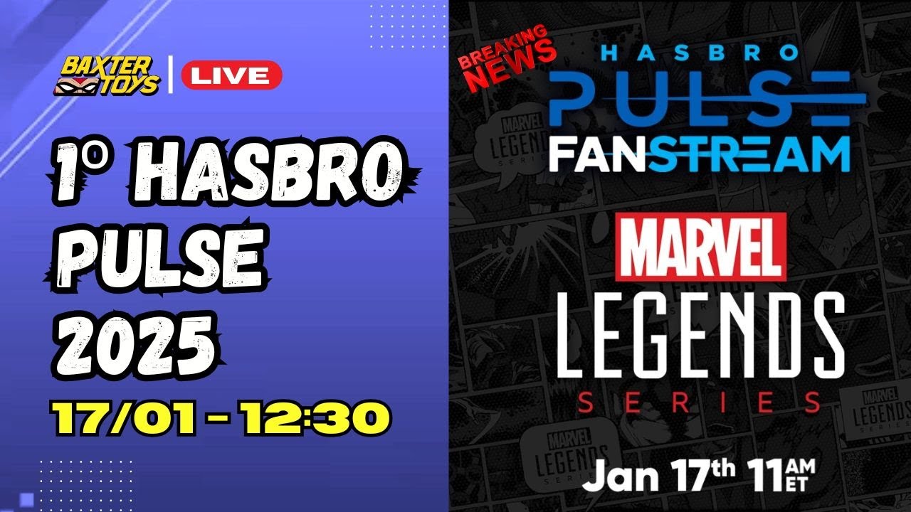 LIVE: HASBRO PULSE MARVEL LEGENDS 2025 - Bora acompanhar os anúncios ...