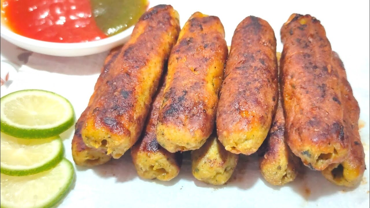 চিকেন শিক কাবাব।। Chicken sheek kabab recipe।।বাংলাদেশি রেস্টুরেন্টের ...