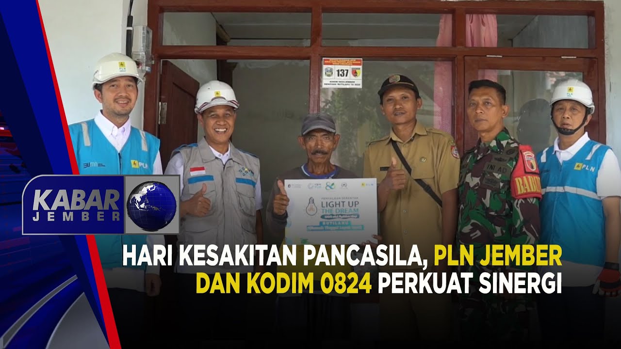 Hari Kesaktian Pancasila, PLN Jember dan Kodim 0824 Perkuat Sinergi ...