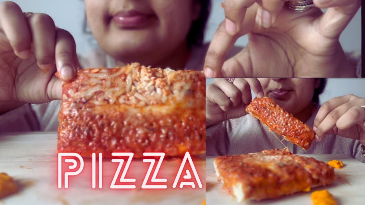 PIZZA SNACK | CHEESE AND TOMATO | LUNCH | FOOD | SOFT SOUNDS - YouTube
