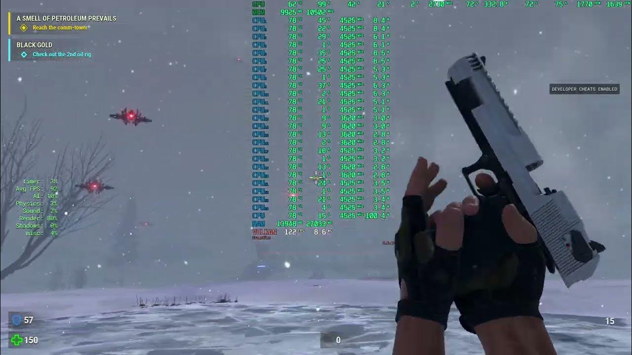 Serious Sam Siberian Mayhem 2k,1440p benchmark r9 5900X,RTX 4090 Vulkan - YouTube