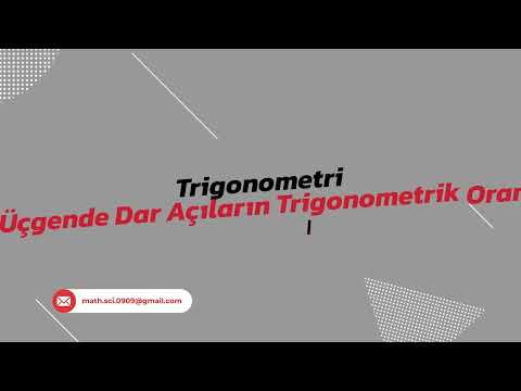 2 Dik Üçgende Dar Açıların Trigonometrik Oranları