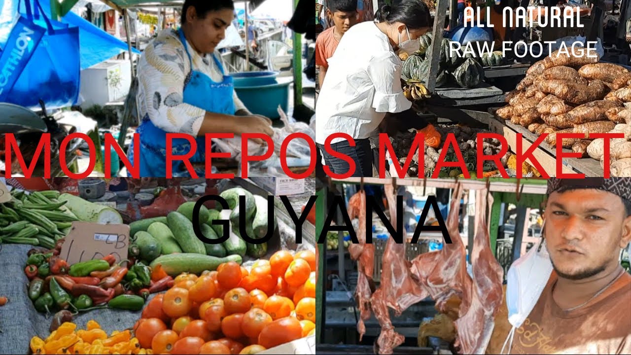 🇬🇾 Mon Repos Market Tour (East Coast) 🇬🇾 - YouTube