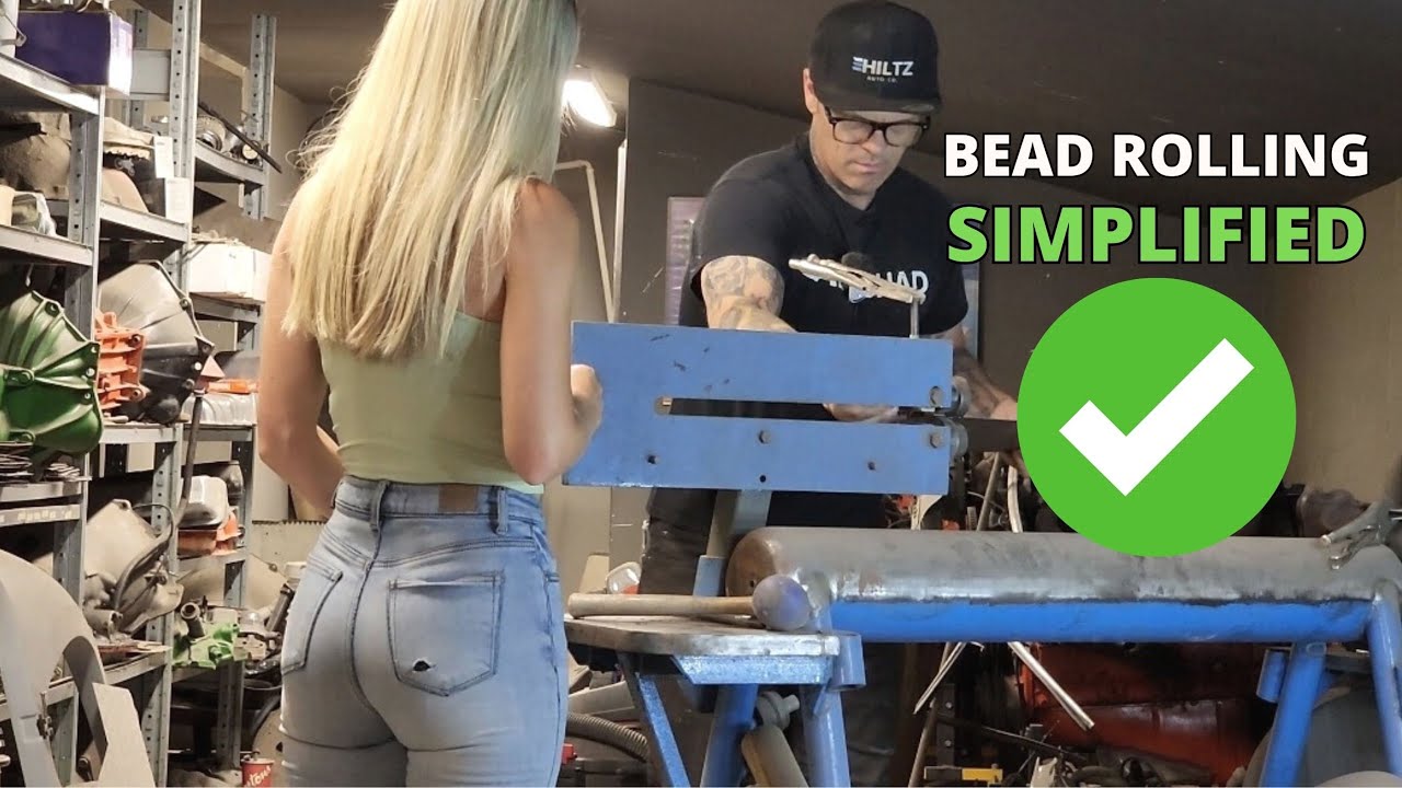 Bead rolling tips and tricks for panel fabrication - YouTube