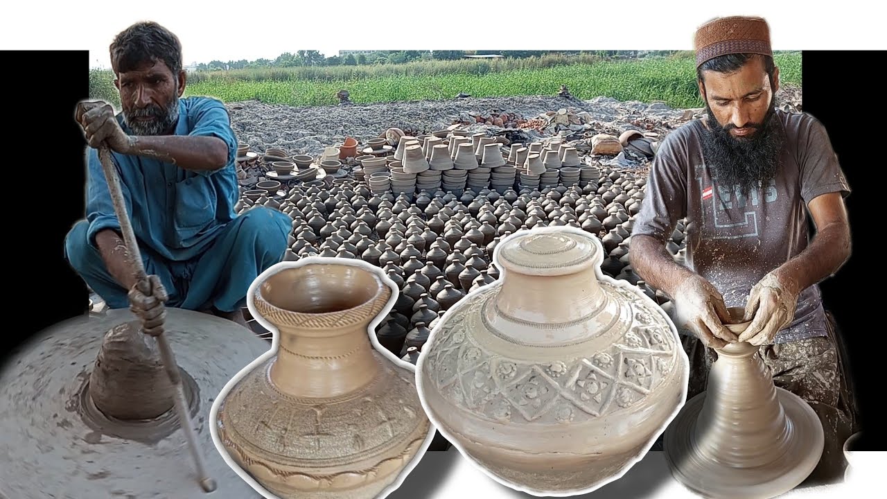 Crafting Mud Cutlery and Piggy Bank from Clay - YouTube