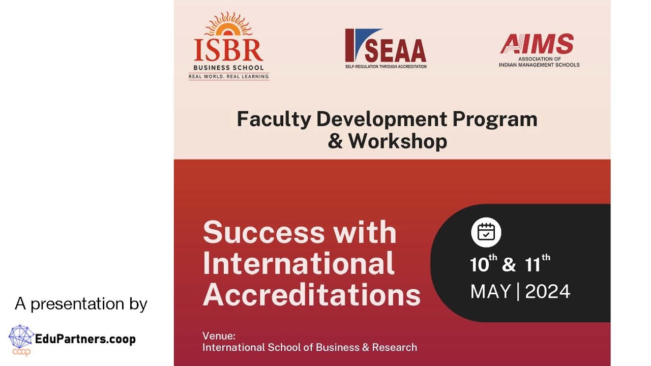 Success with International Accreditation - How to evaluate accreditors ...
