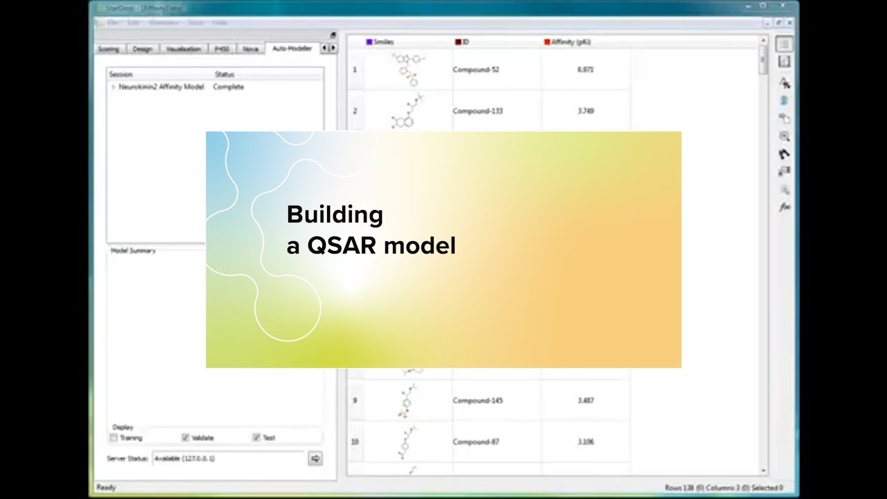 Building a QSAR model - YouTube