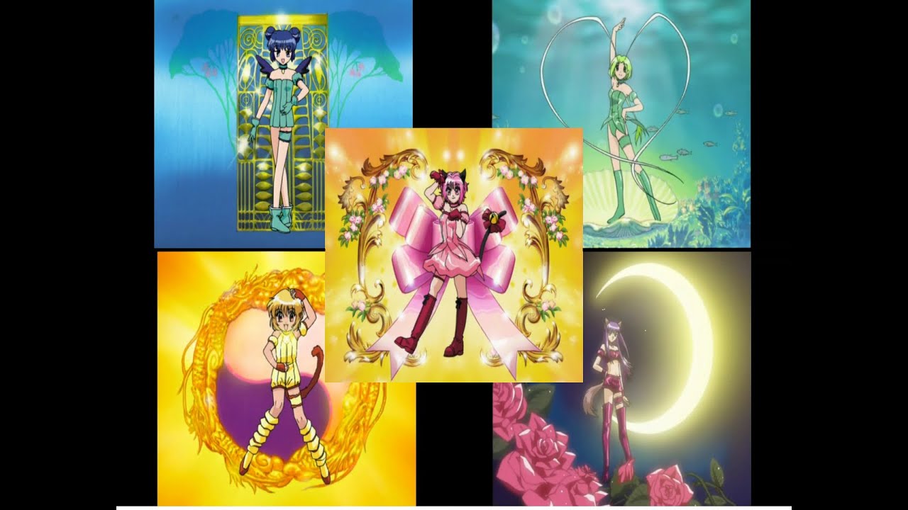 Tokyo Mew Mew All transformation, with 900% AI Upscaled #8kvideo #東京 ...