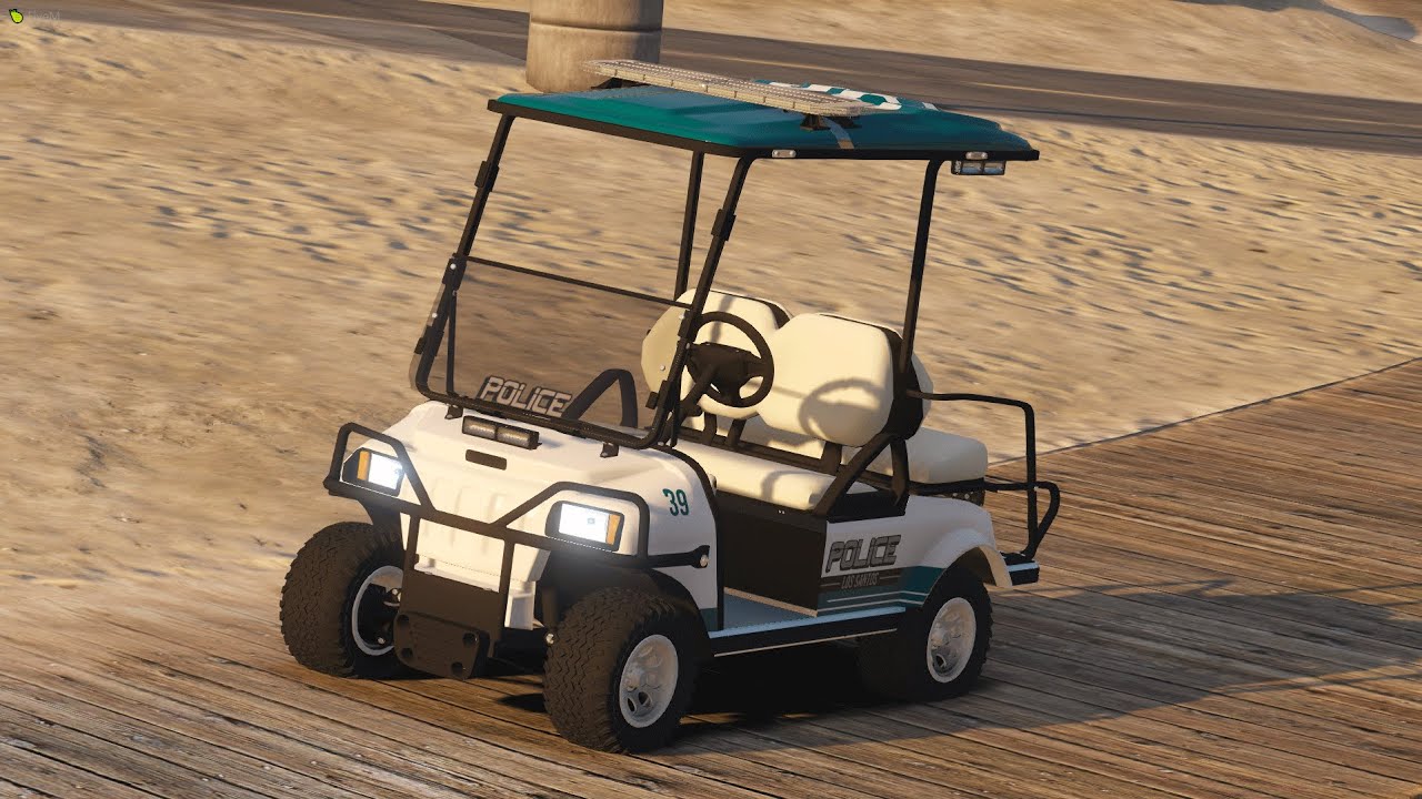 Police Golf Cart Showcase | made by TrooperCorentin - YouTube