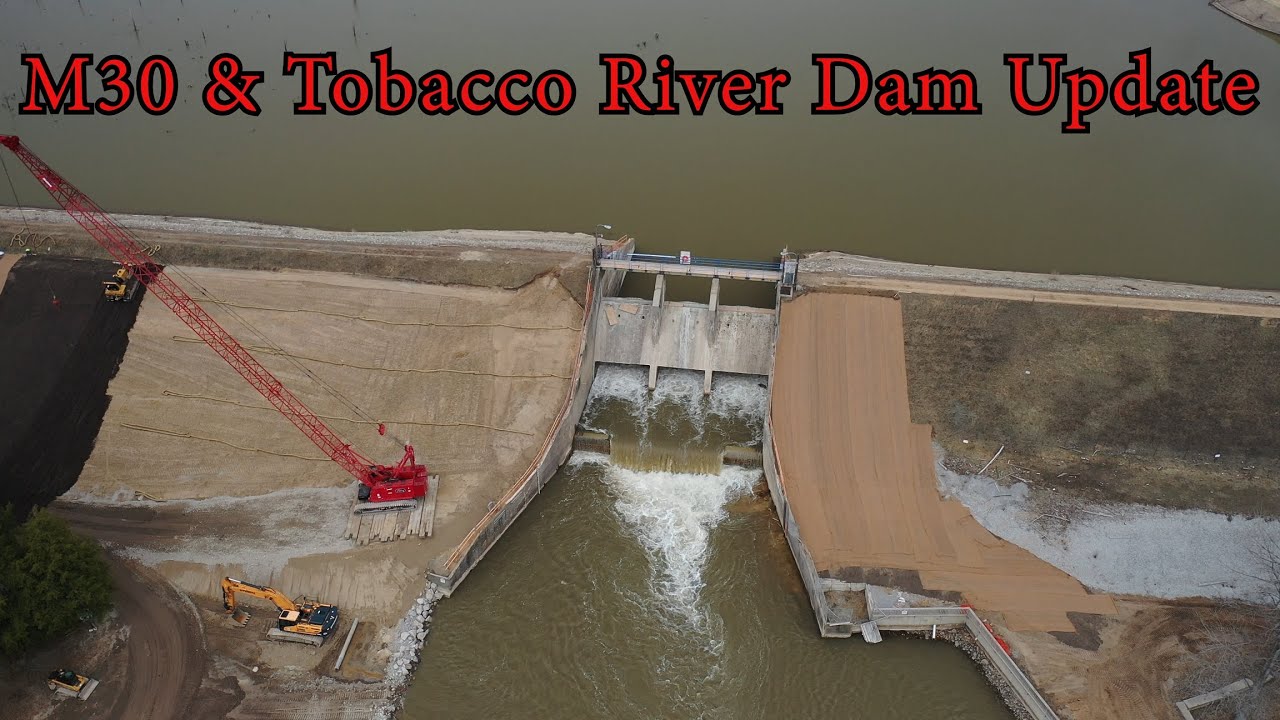 Update Tobacco River Dam - M30 Bridge OPEN - Wixom Lake Flood 2020 ...