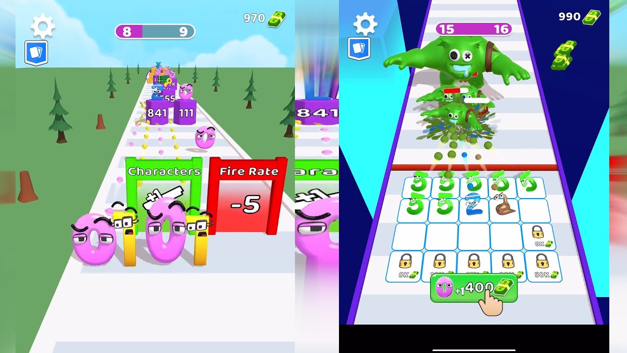 ⭐Merge Number Run x2! (IPad 12 PRO Gameplay)⭐, Alphabet Lore Play Games ...