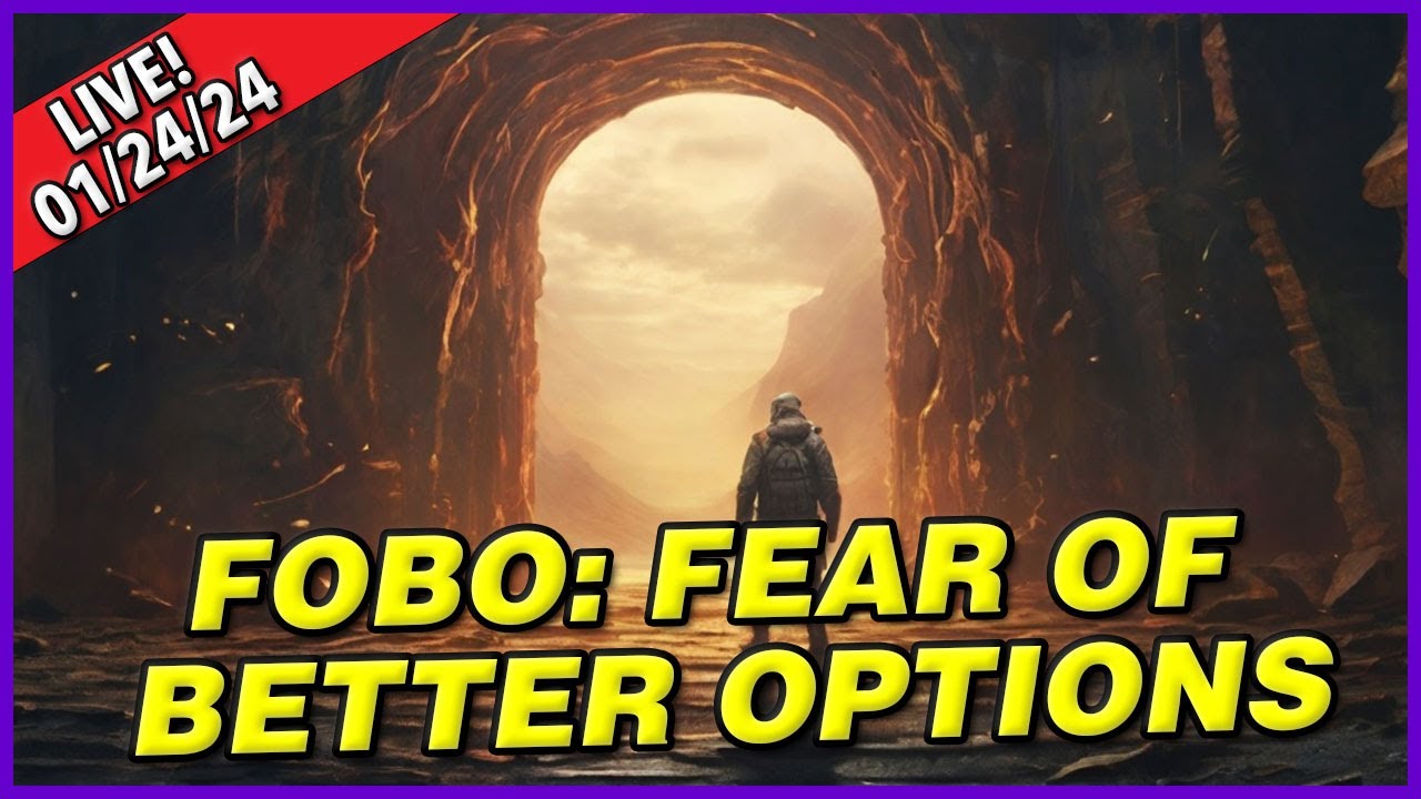 FOBO: Fear Of Better Options ☕ 🔥 #fobo #bigidea + Today's #news C&N171 ...
