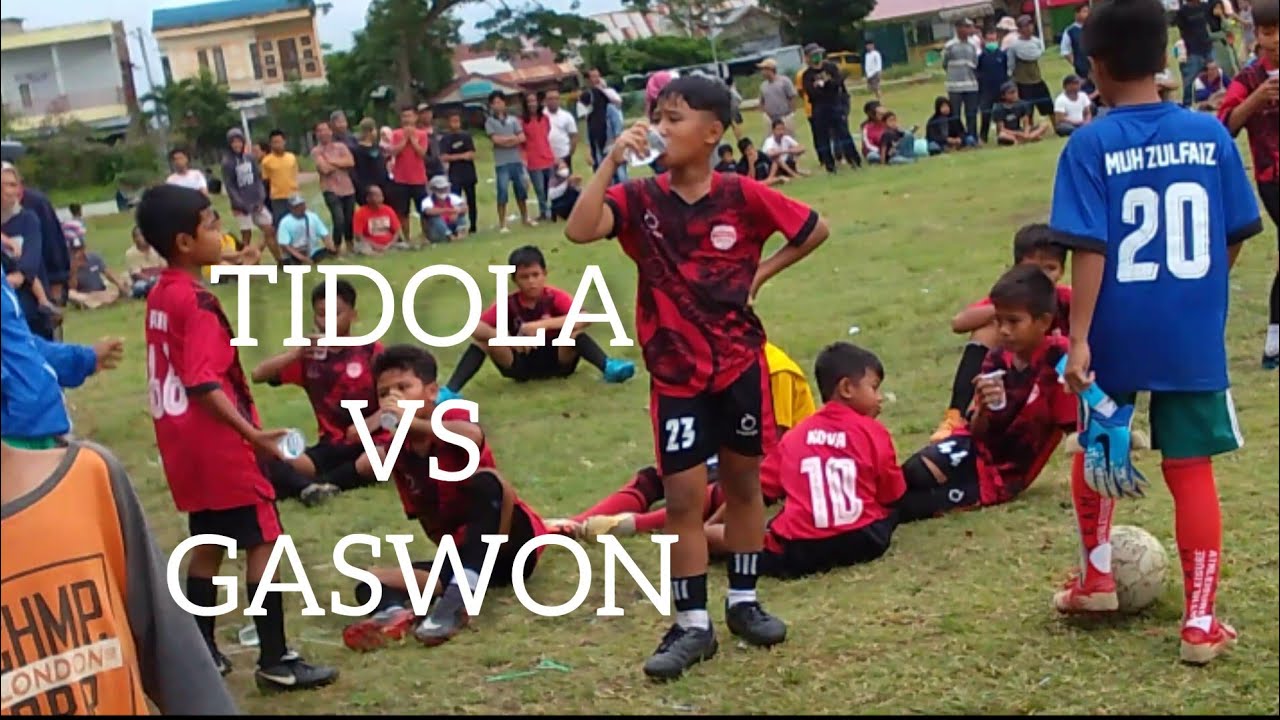 sepak bola Bocil,, Tidola Vs Gaswon.. - YouTube