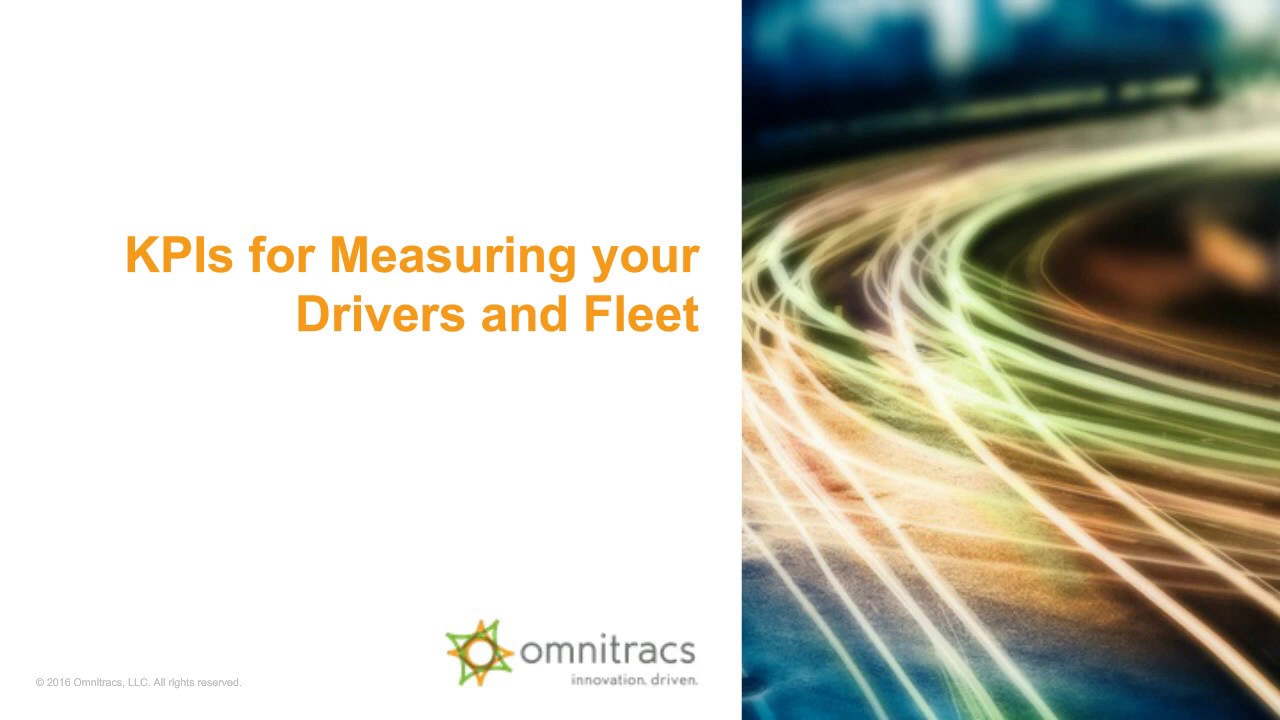 Webinar: KPIs for Measuring Your Drivers and Fleet - YouTube