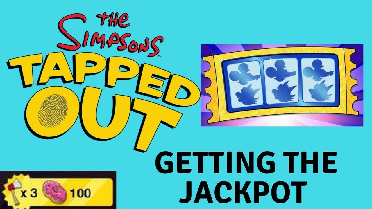 GETTING THE JACKPOT | The Simpsons Tapped Out Golden Scratch-R - YouTube