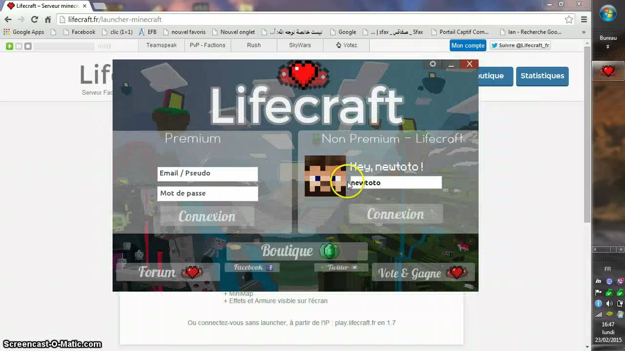 tuto comment installer minecraft (lifecraft) - YouTube
