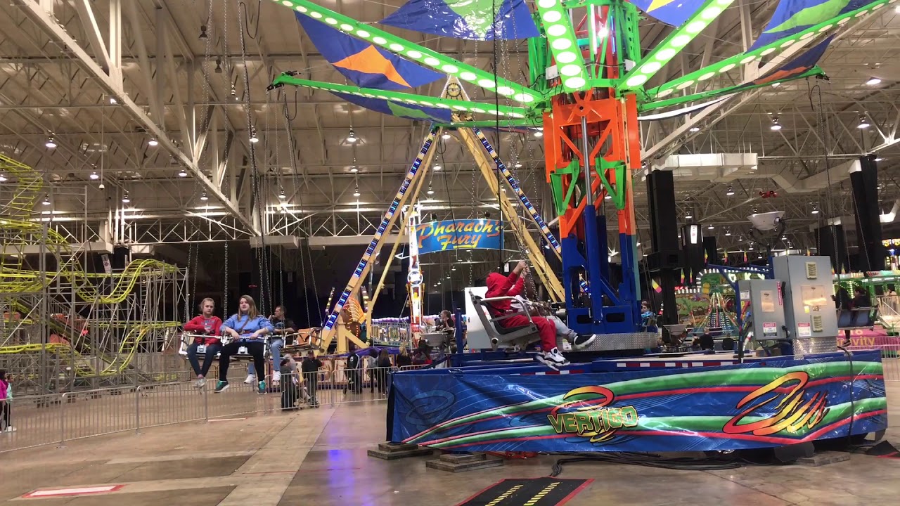 Vertigo at the ix indoor amusement park - YouTube