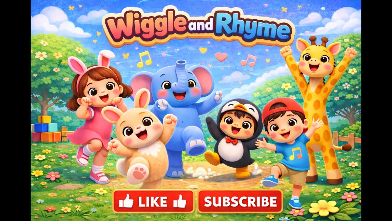 Dance With Animals! 🐧🐘🐰 | Fun Movement Song for Toddlers | Wiggle and ...