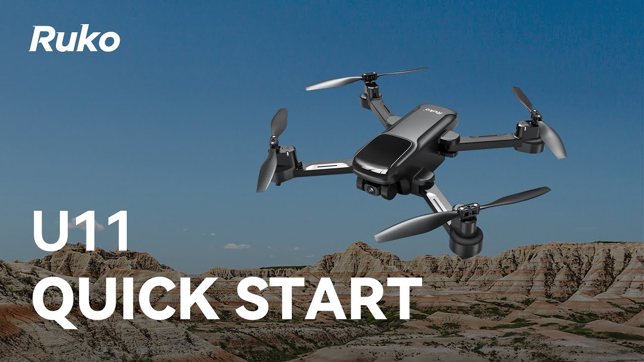 Ruko U11 Drone - Quick Start - YouTube