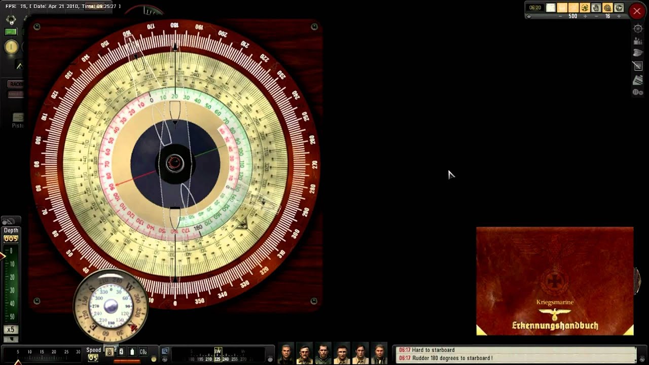 2010-09-12 Attack Disc Compass Rose bug in TDW's mod v. 4.3.0 - YouTube