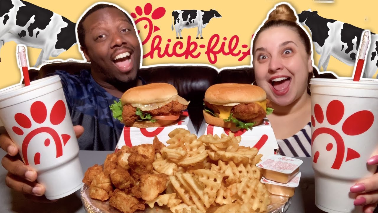 Chick Fil A Mukbang + Pause Challenge [INSPIRED BY STEPH AND TASHA ...