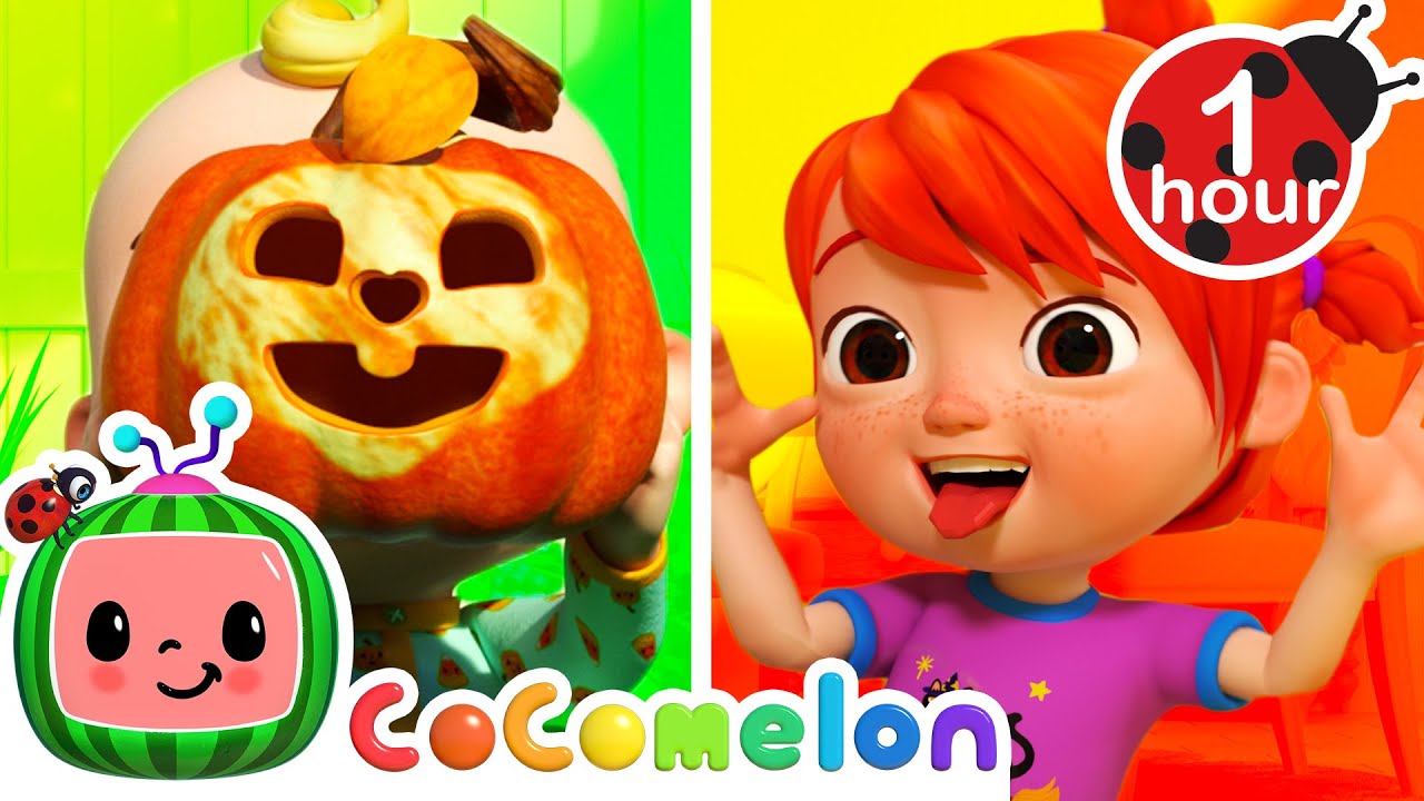Halloween Funny Faces | Cocomelon - Nursery Rhymes | Colors for Kids ...