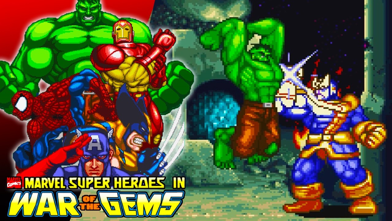 Marvel Super Heroes: War of the Gems (SNES) - Longplay - YouTube