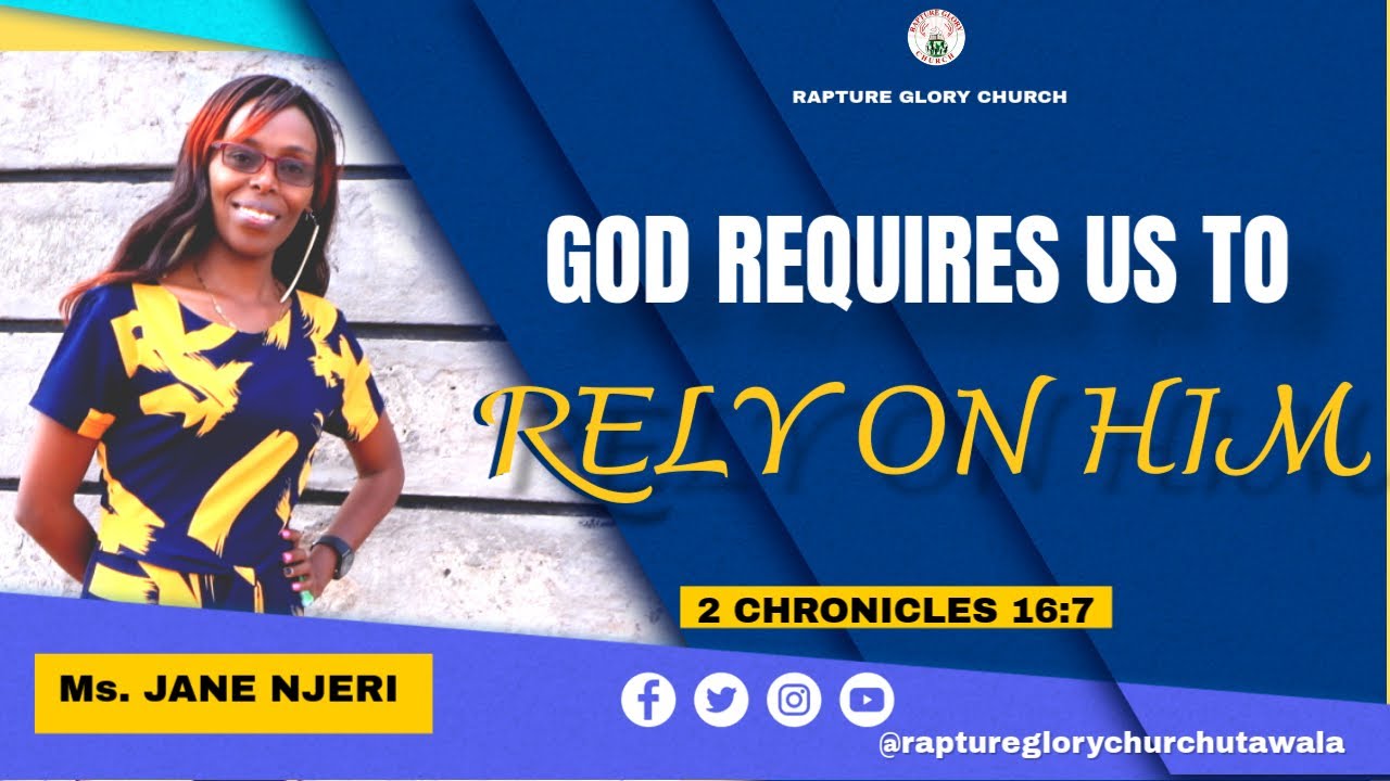 GOD REQUIRES US TO RELY ON HIM - YouTube