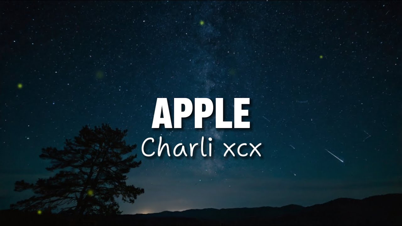 Charli xcx - Apple - Cover Lyrics - YouTube