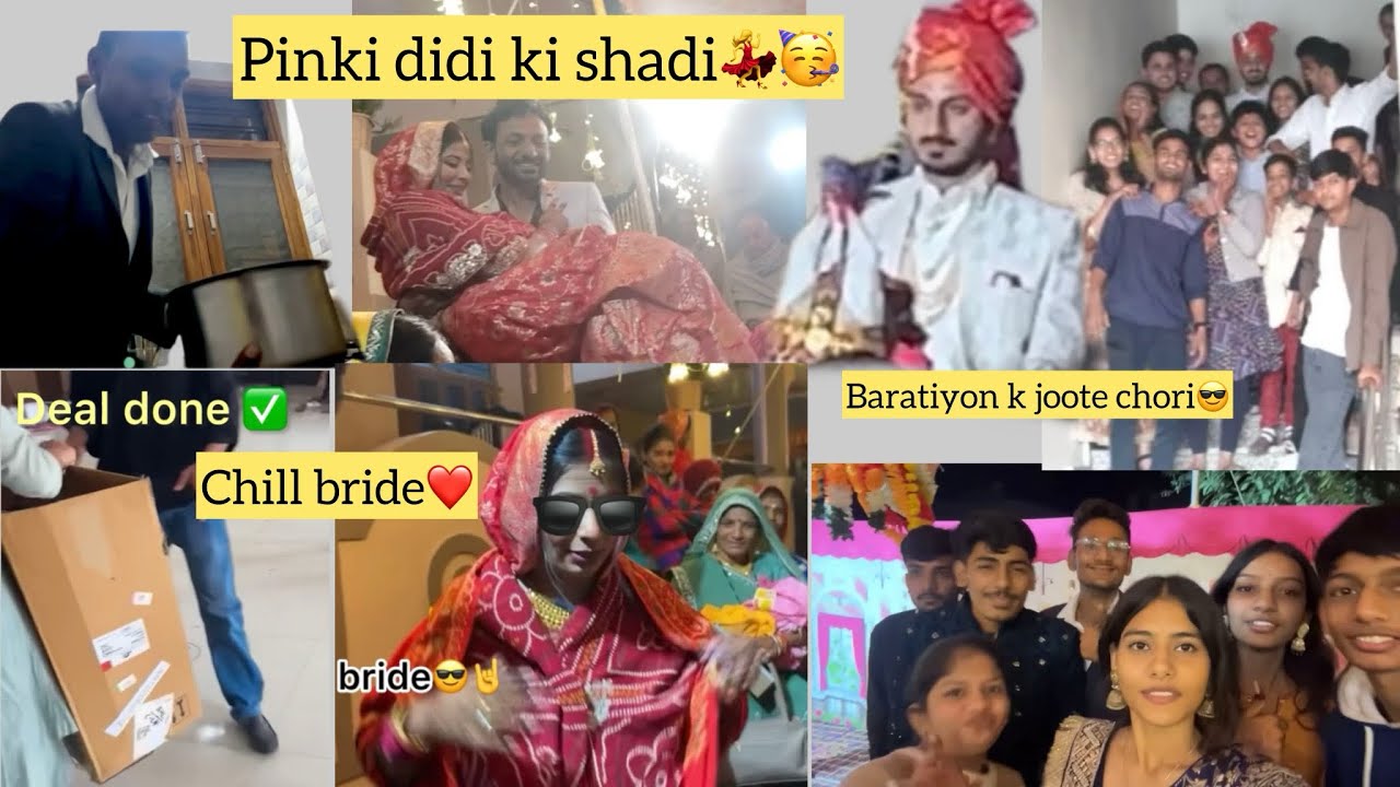 pinki didi ki shadi🥳||last part🥲||dekho kya kand hua😢||don't miss the ...