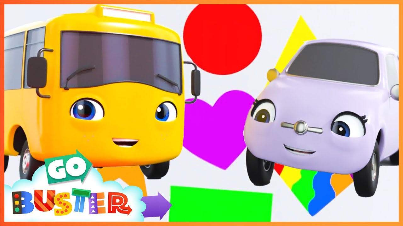 Buster Teaches Shapes | Go Buster | Classic Vehicle, Truck and Car ...