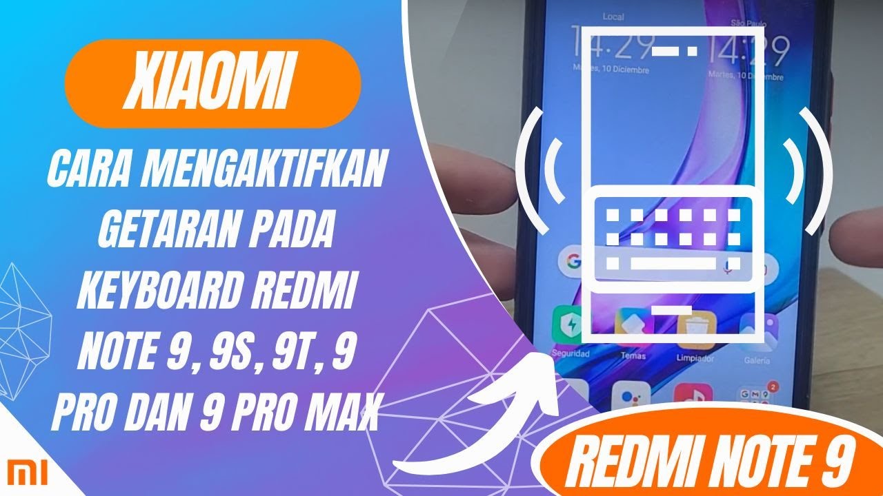 Cara mengaktifkan getaran pada keyboard Redmi Note 9, 9S, 9T, 9 Pro dan ...