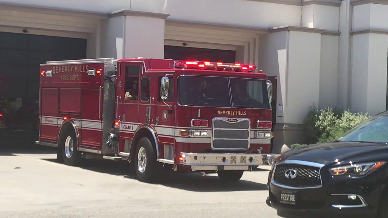 BHFD ENGINE 1 responding code 3 - YouTube