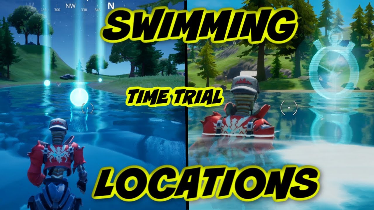 *FORTNITE* DIVE SWIMMING TIME TRIAL LOCATIONS Fortnite Battle Royale ...