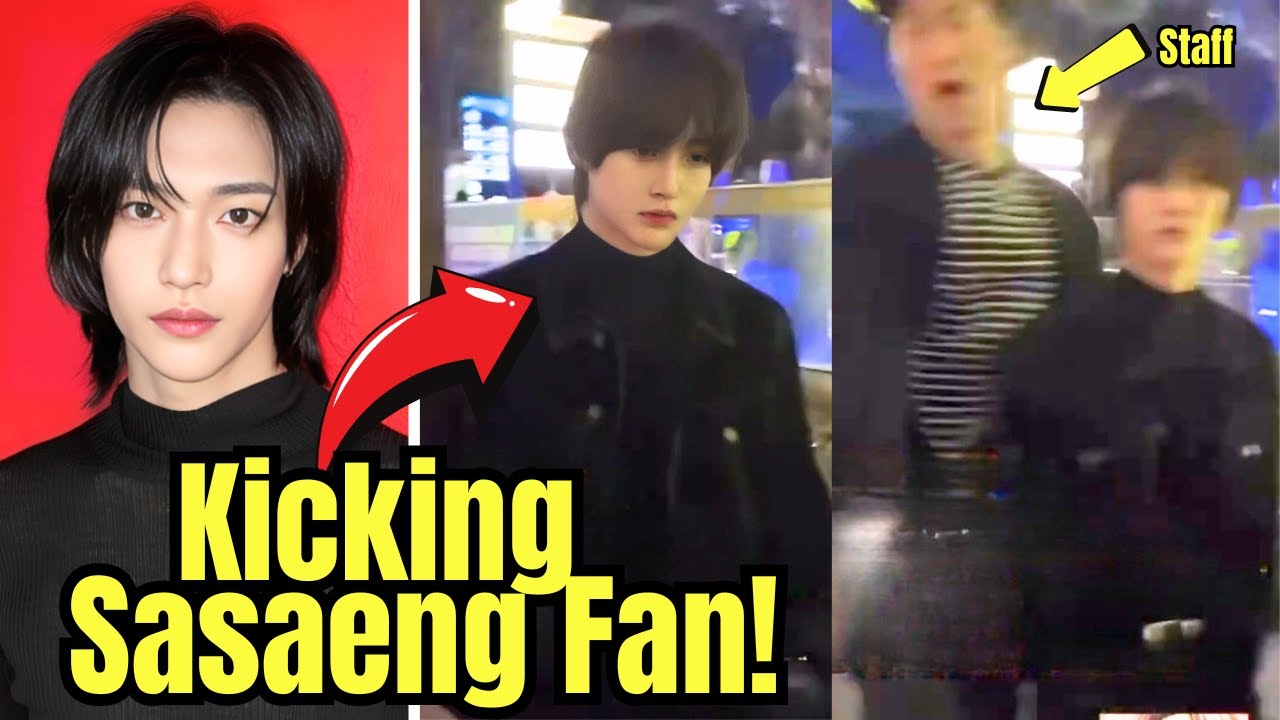 RIIZE Staff Goes Viral for Kicking Sasaeng Fan Following Wonbin! - YouTube