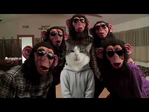 Keko kedi ve maymunlar