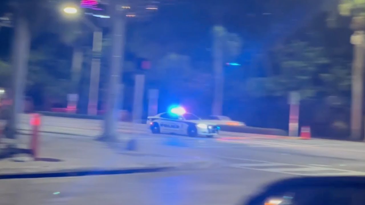 V8 Roar! 3x Fort Lauderdale Police Dodge Chargers Responding Full Speed ...