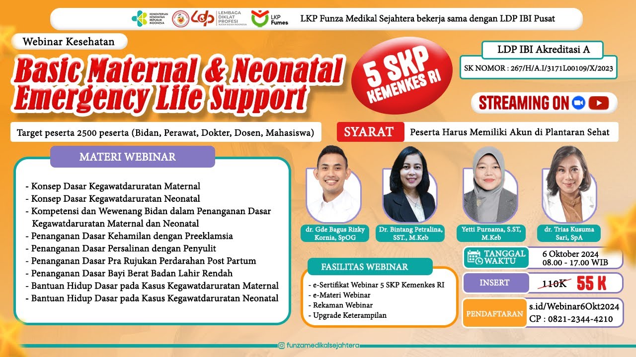 Webinar Basic Maternal & Neonatal Emergency Life Support 5 SKP Kemenkes ...
