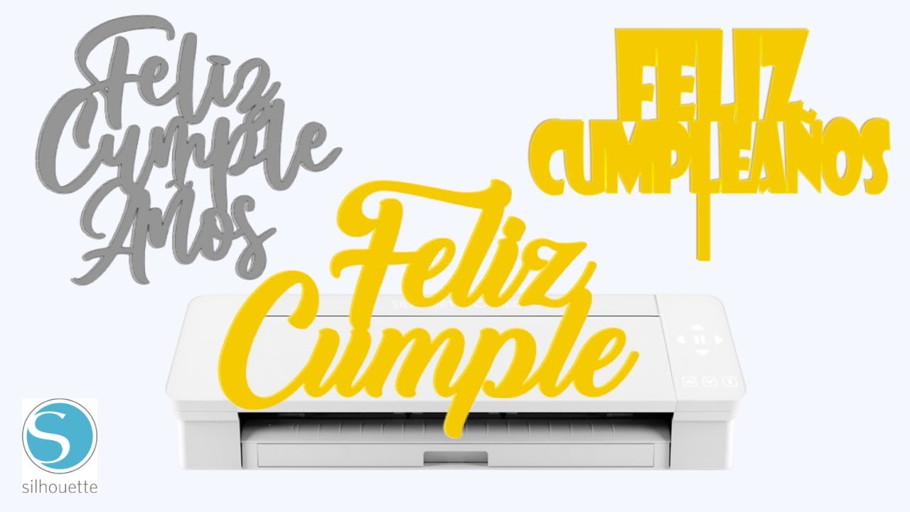 [Tutorial] Como Hacer un Cake Topper Con Silhouette Cameo Para Tortas o ...