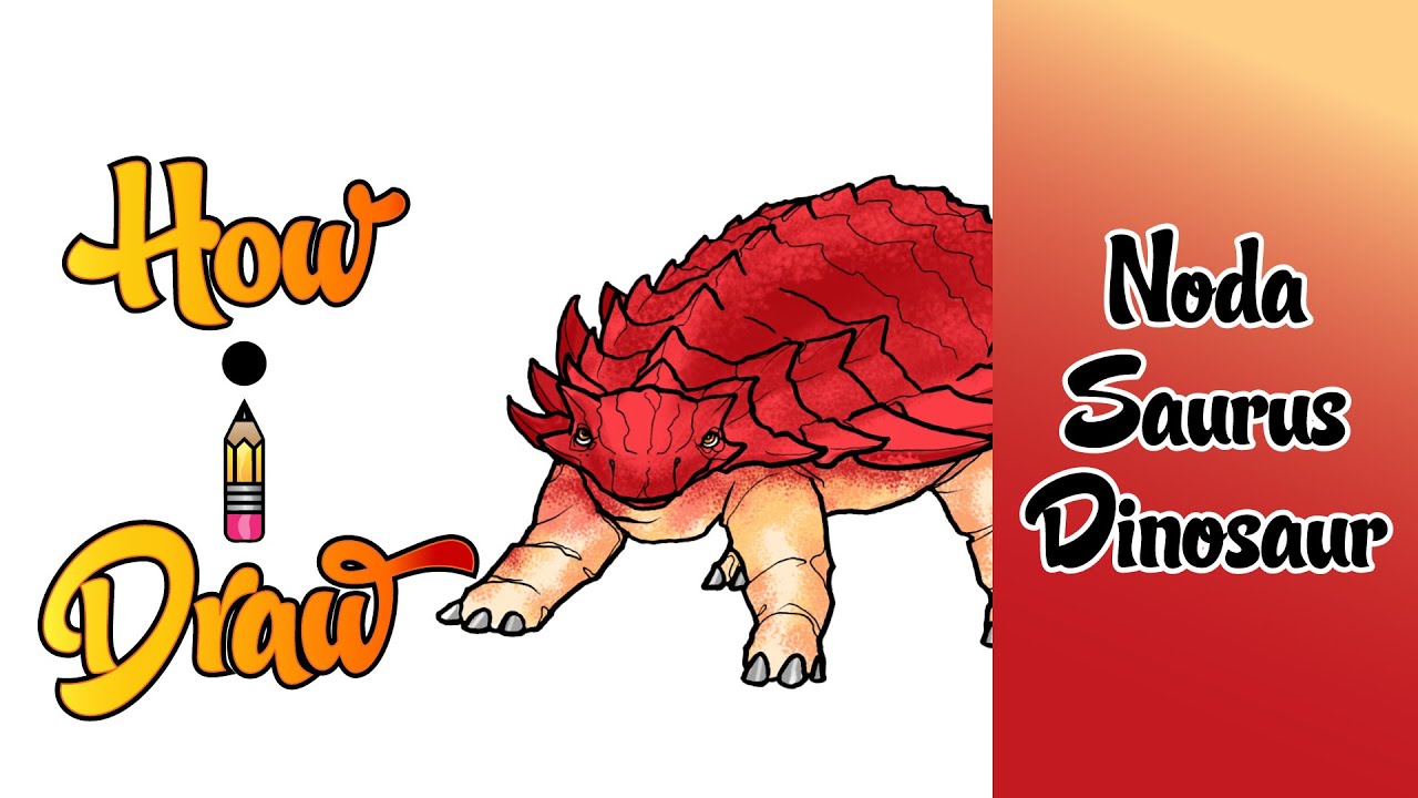 How I Draw a NODASAURUS DINOSAUR - YouTube