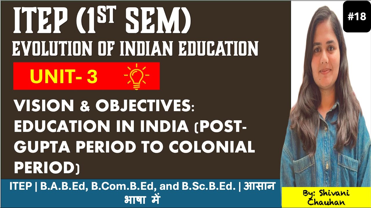 #18 UNIT - 3 | VISION & OBJECTIVE (POST GUPTA TO COLONIAL PERIOD ...