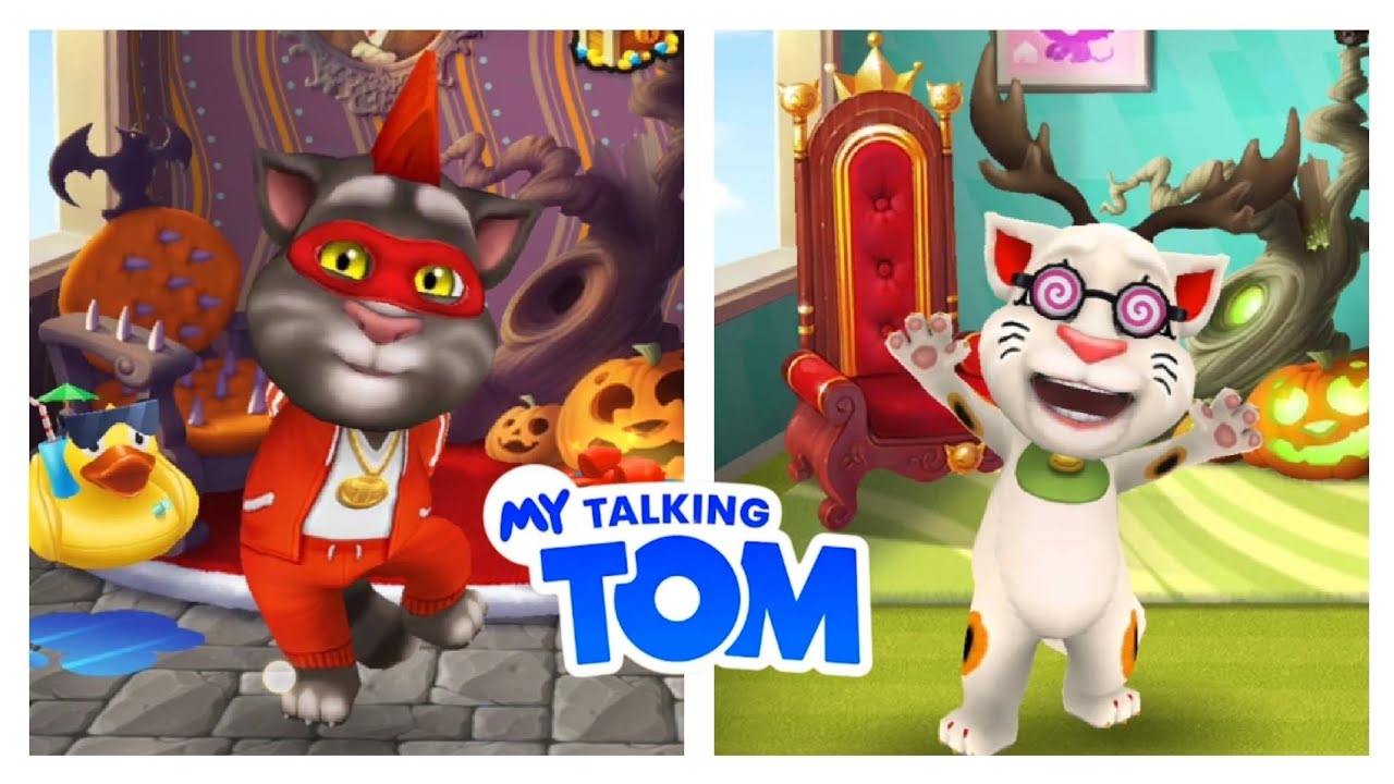 Tom Red Outfit - My Talking Tom #mytalkingtom - YouTube