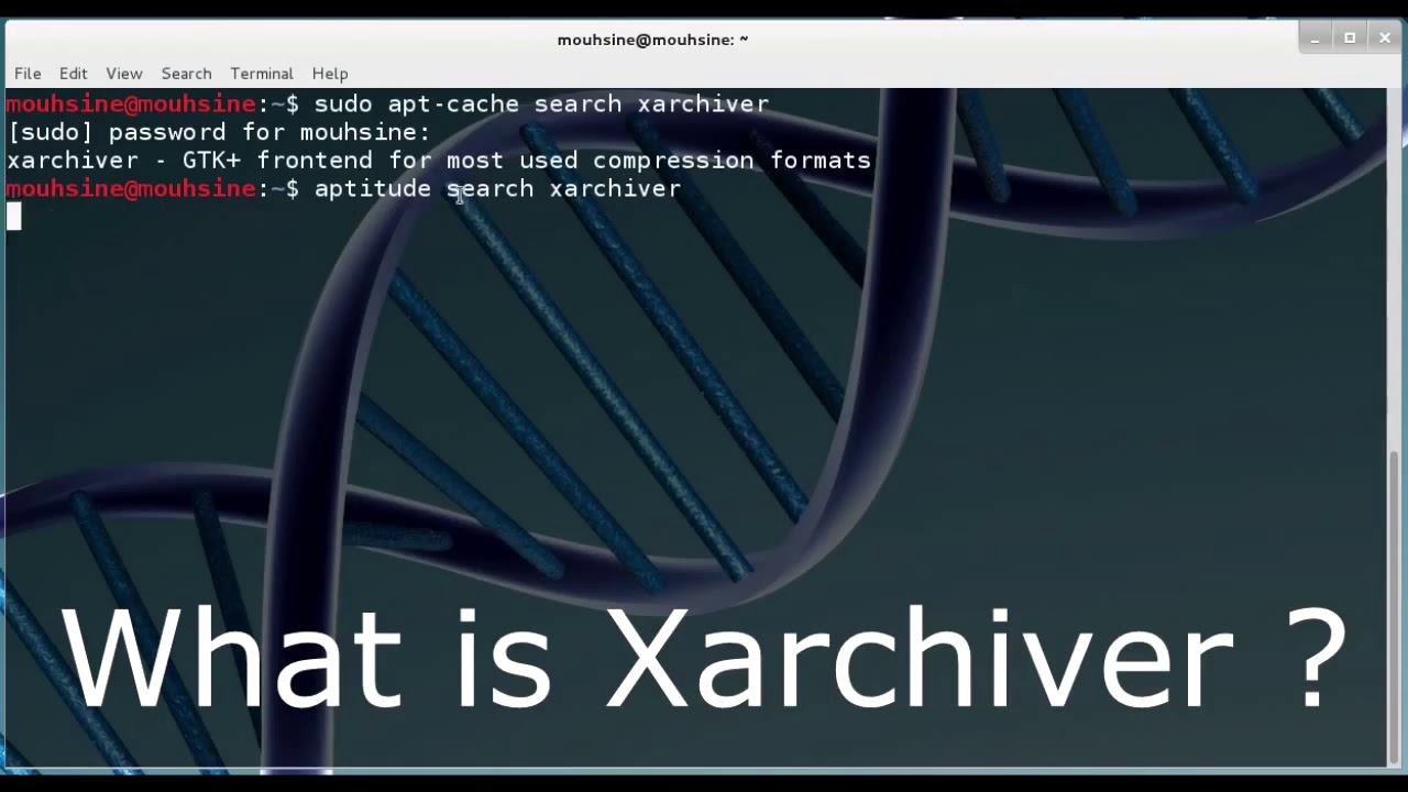 Install Xarchiver on Debian&Ubuntu - YouTube